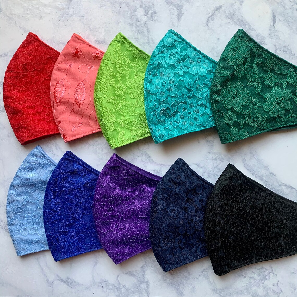 Lace Face Masks - Etsy