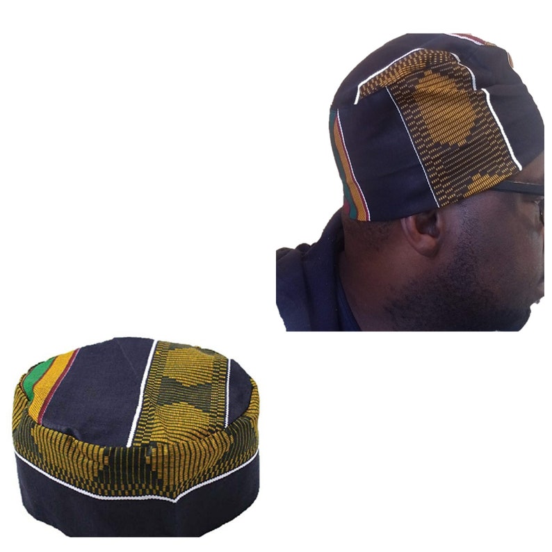African Traditional Kente Kufi Hat Style 4 For Men And Women Etsy