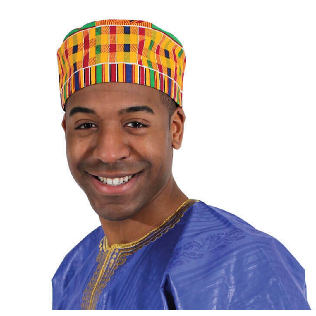 African Traditional Kente Kufi Hat Style 1 For Men And Women Etsy