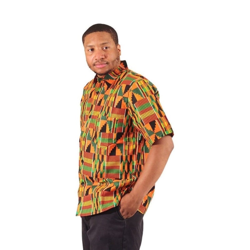 Kente Shirt - Etsy