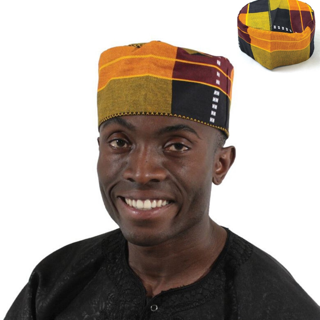 African Traditional Kente Kufi Hat Style 3 For Men And Women Etsy