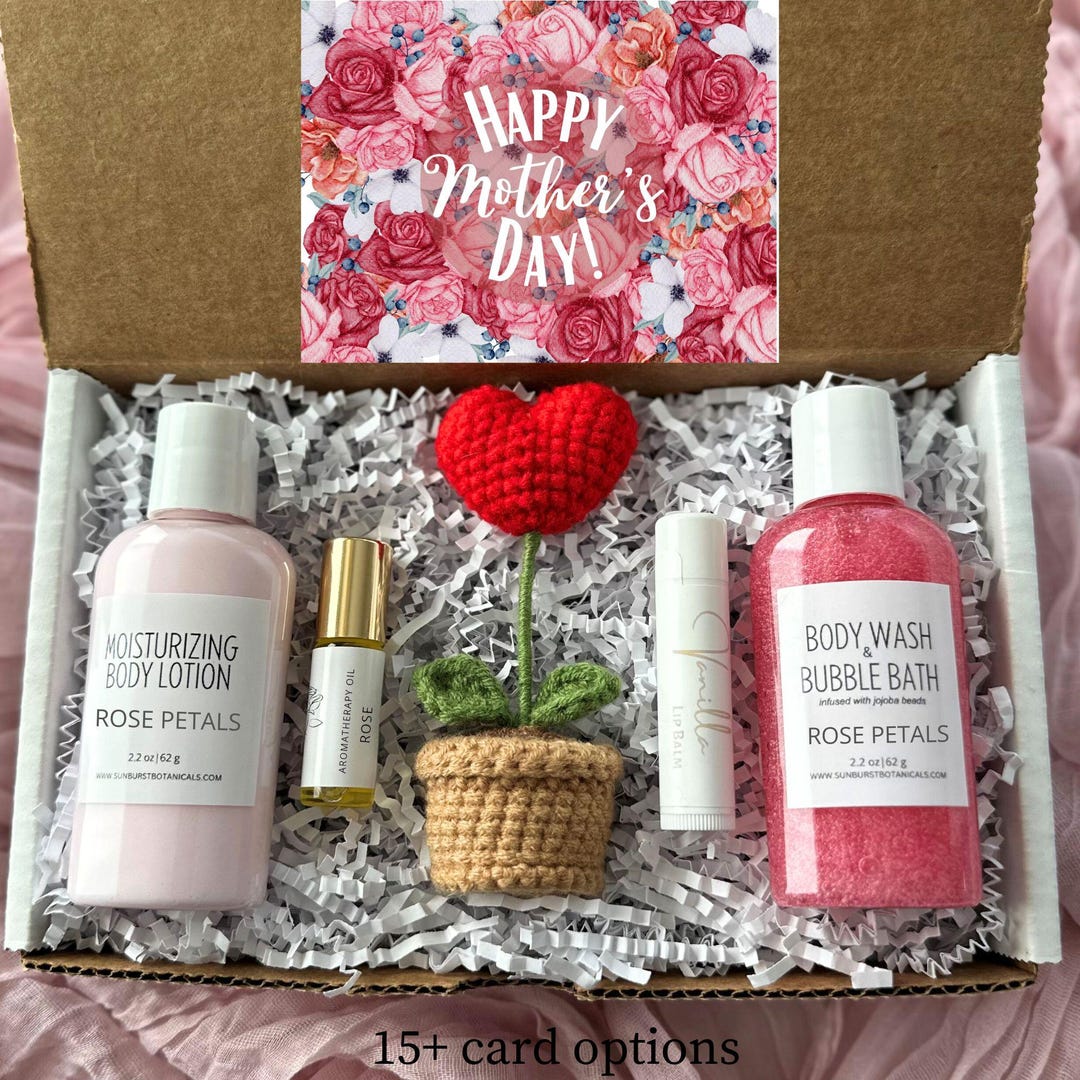 MOTHER'S DAY SPA Gift Box, Pamper Gift for Mom, Wife, Daughter, Self ...