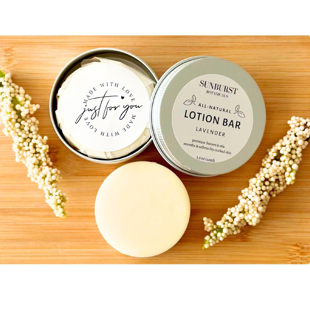 All-natural Solid LOTION BAR- Nourishing With Shea & Mango Butters, and ...