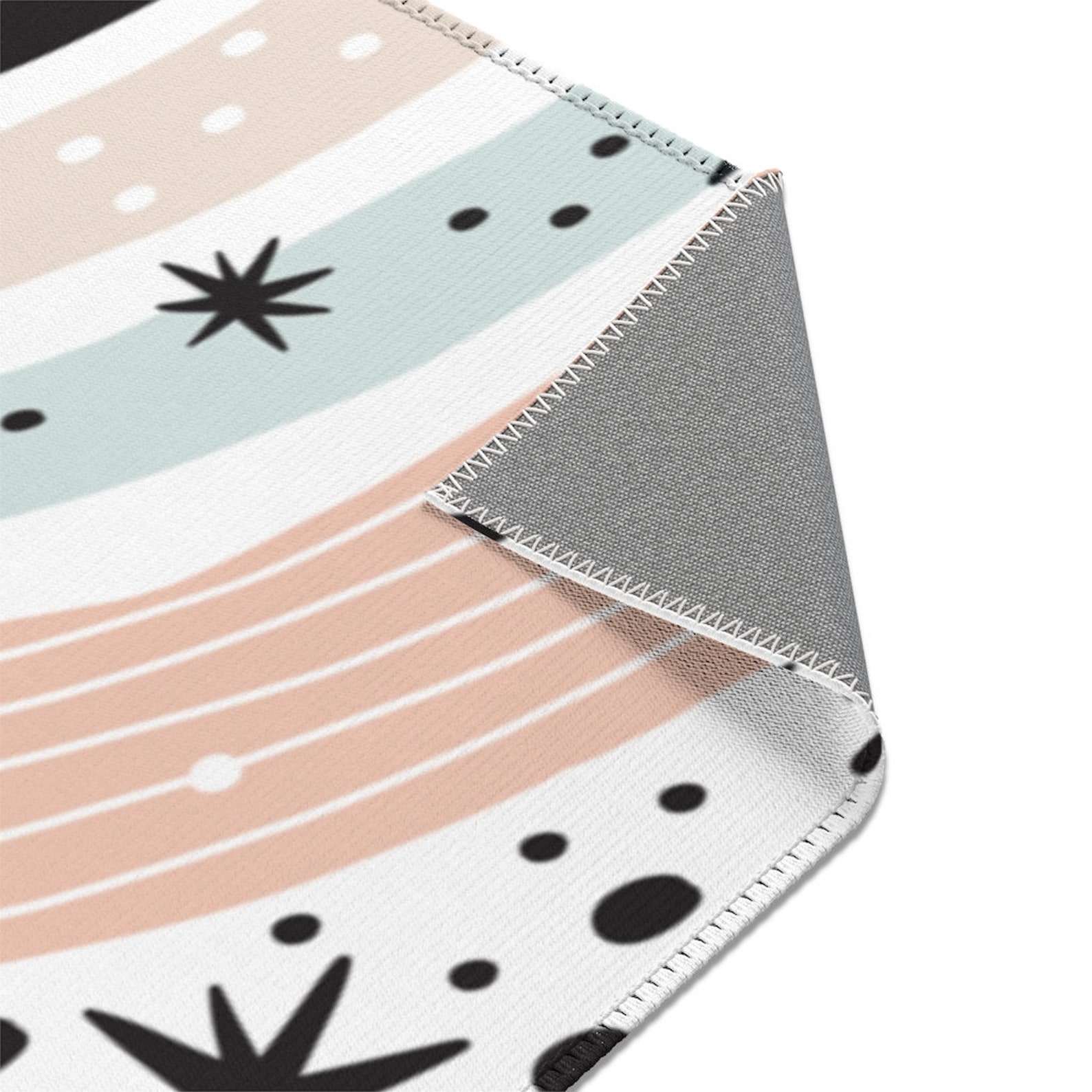 Boho Rainbow Nursery Rug Pink Blue Boho Area Rug Cute - Etsy