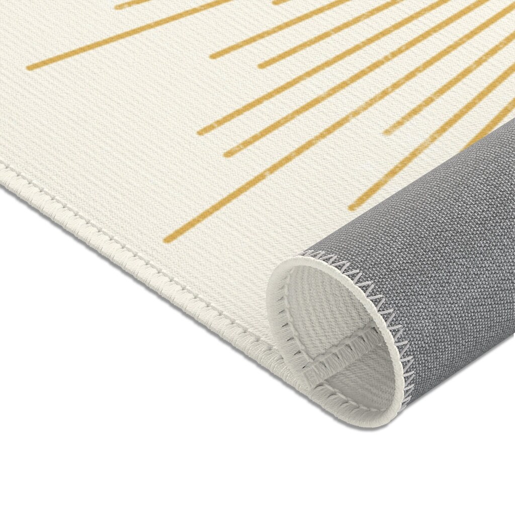 Boho Sun Area Rug Abstract Sun Minimalist Area Rug Geometric - Etsy