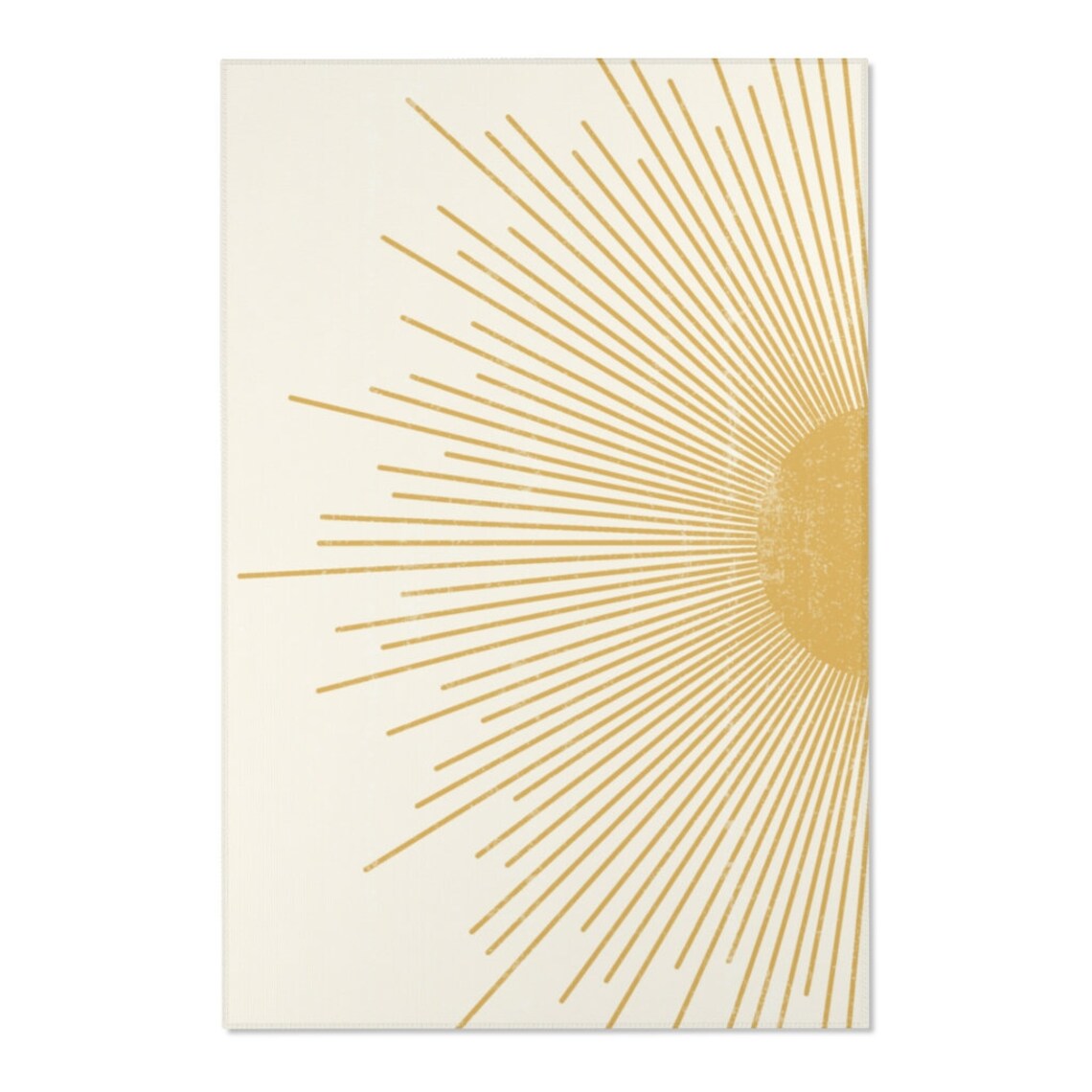 Boho Sun Area Rug Abstract Sun Minimalist Area Rug Geometric | Etsy