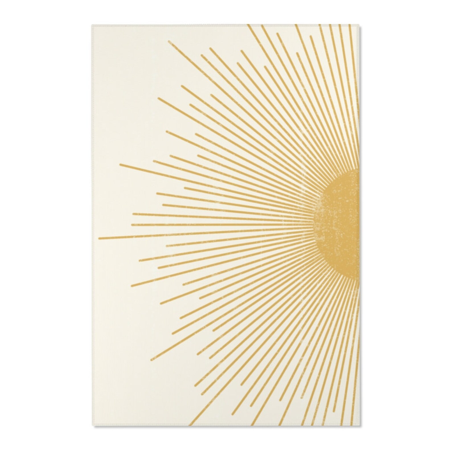 Boho Sun Area Rug Abstract Sun Minimalist Area Rug Geometric | Etsy