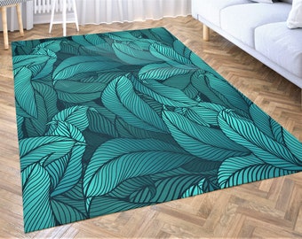 Tropical Area Rug | Etsy