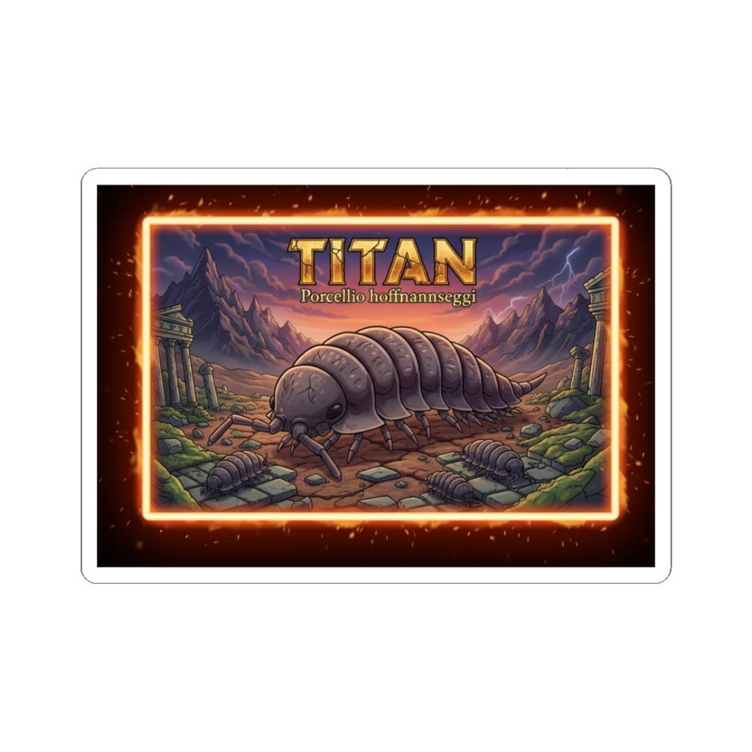 Titan Isopod Bin Label Sticker - Etsy