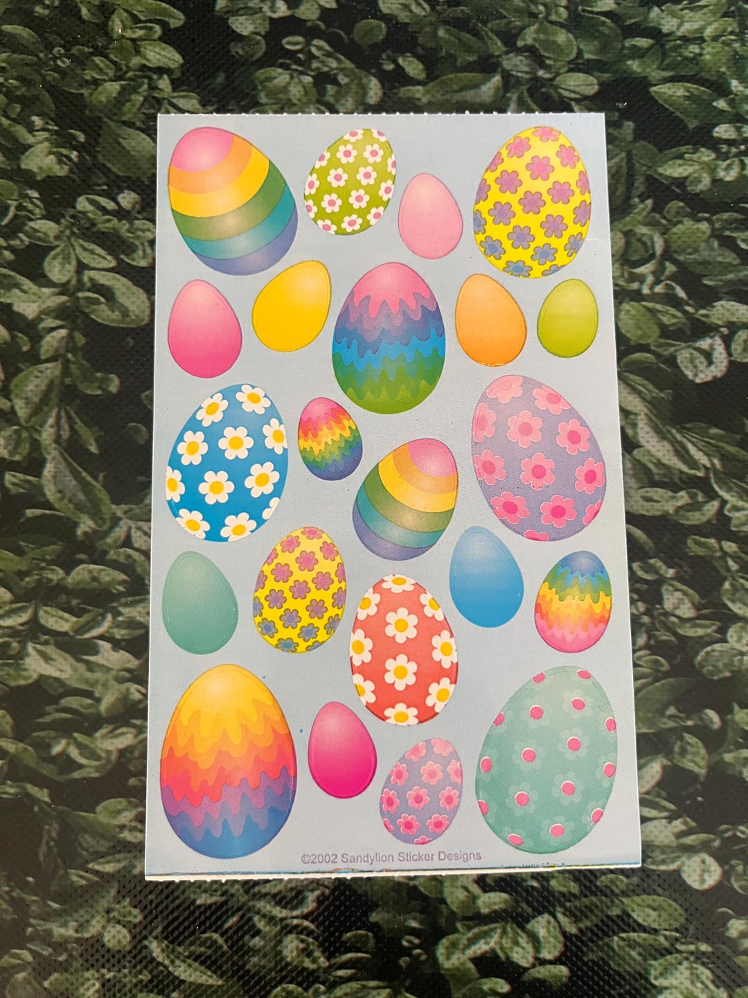 Vintage Sandylion Easter Sticker Sheet 2002 - HTF! - Etsy