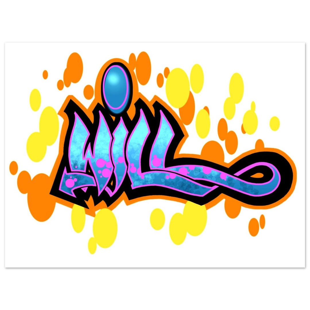 WILL Name in Graffiti by Legit Original 3D Graffiti Creator Erni Vales ...