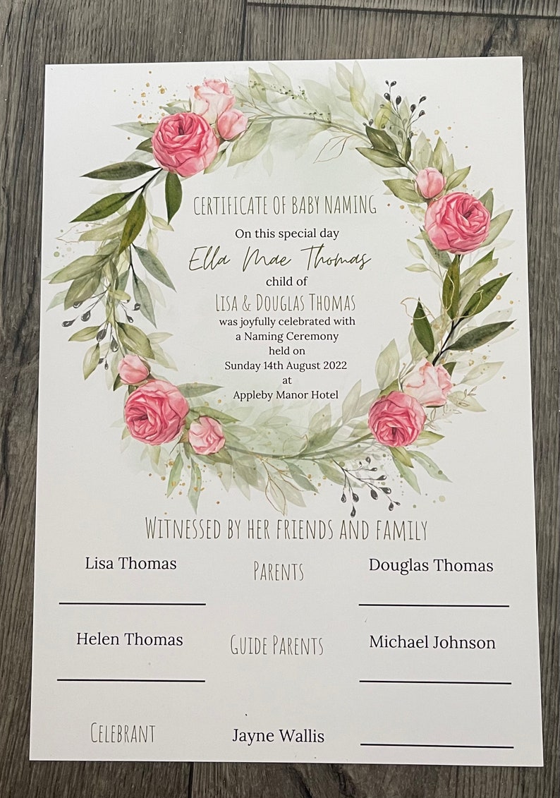 Guide Parent Certificate - Etsy