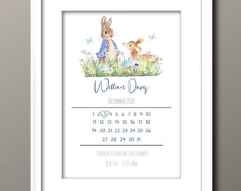 Peter Rabbit Birth Announcement - Etsy