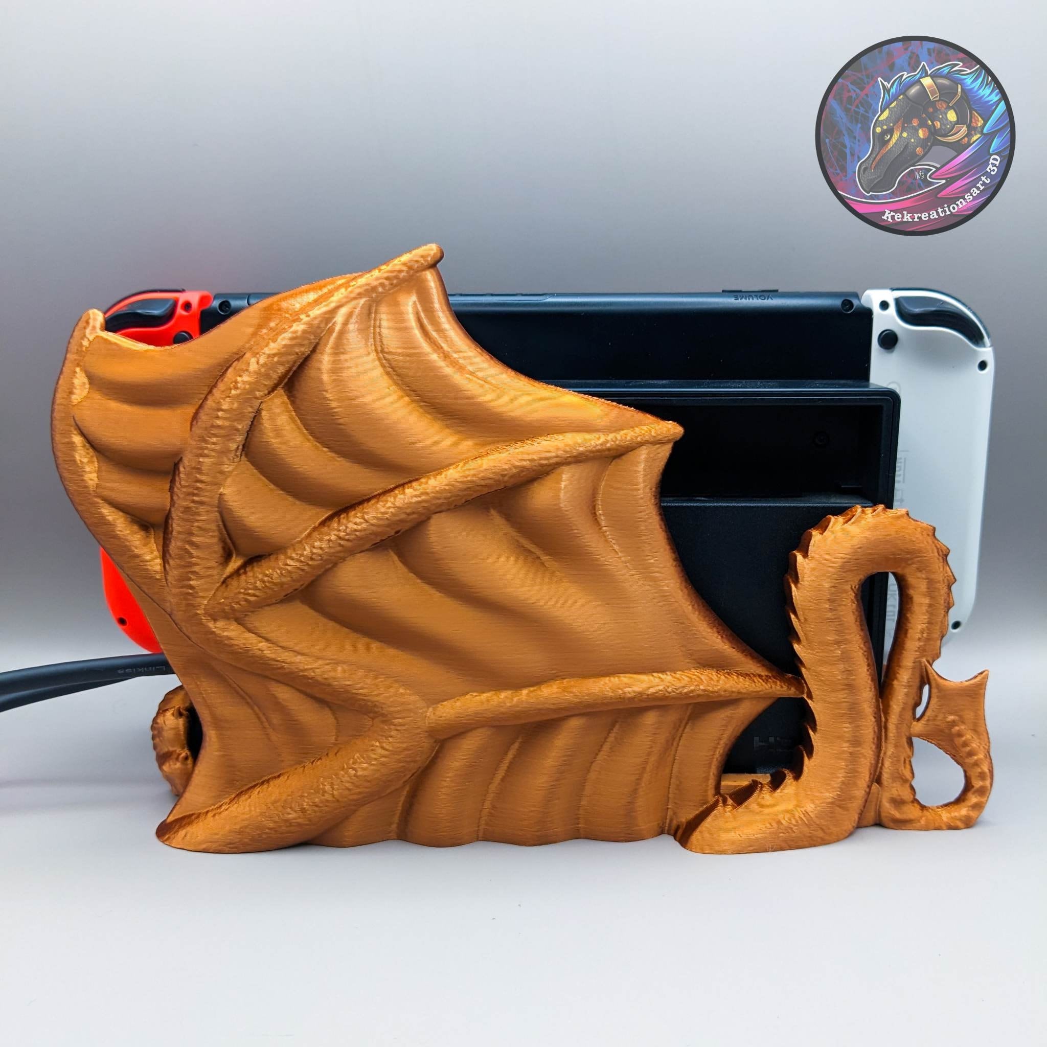 Embossed Dragon Switch Dock Cover Protective Switch Accessory With ...