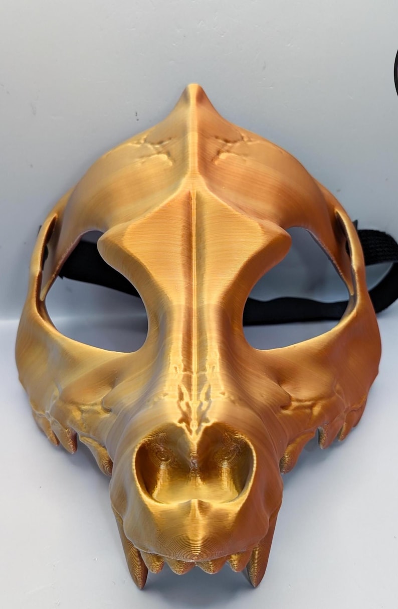 3D Printed Wolf Skull Mask: Cosplay Halloween Costume - Etsy