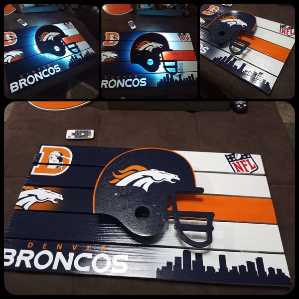 Denver Broncos Sign - Etsy
