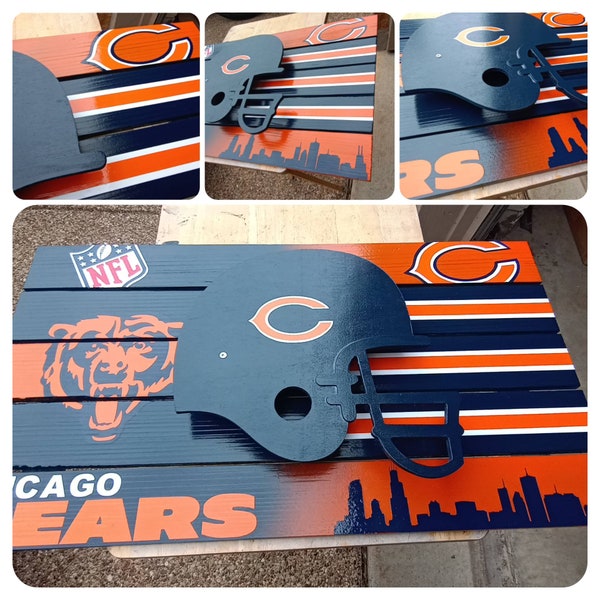Metal Chicago Bears Sign - Etsy