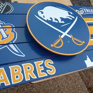 Buffalo Sabres Wooden LED Mn Cave Sign - Etsy