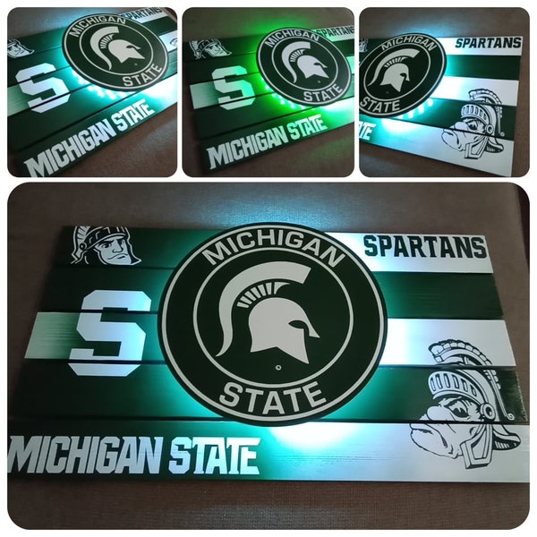 Msu Led Sign - Etsy