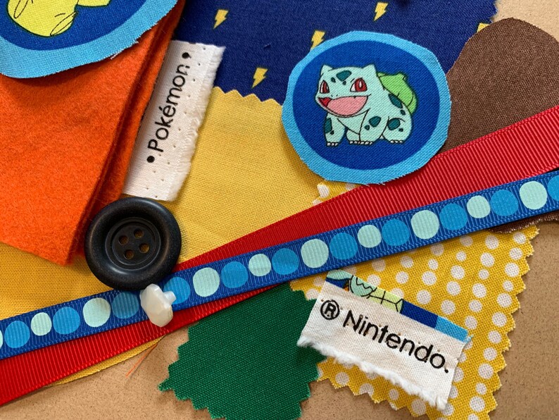 Gotta Catch 'em All Pokemon Slow Stitch Kit, Junk Journal, Textile Art ...