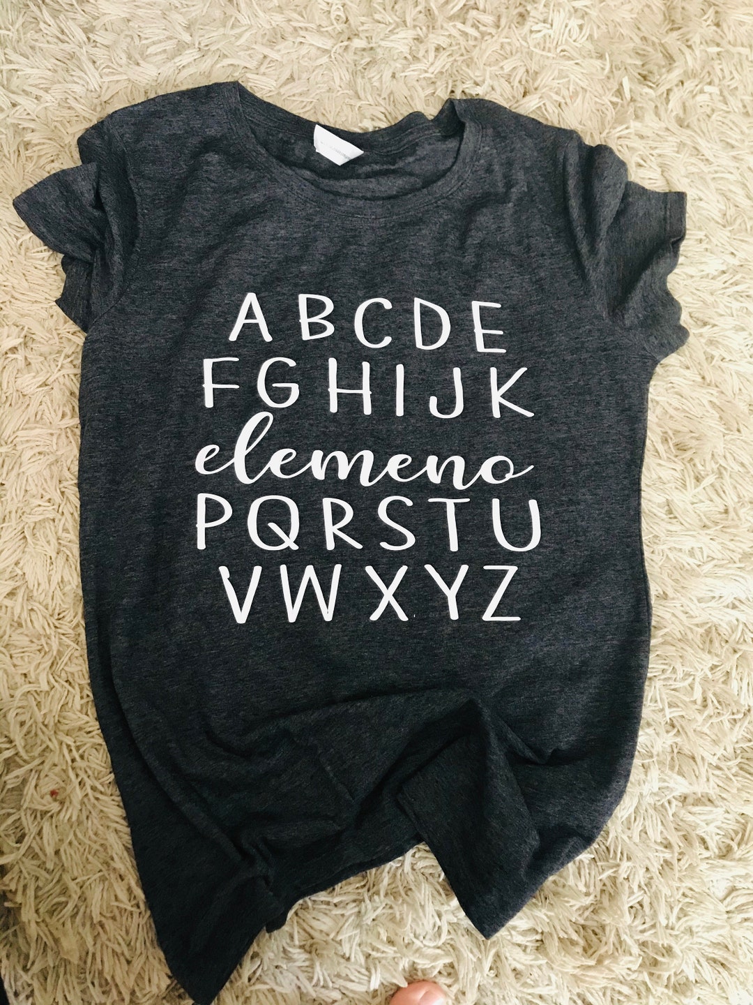 Alphabet “elemeno” Shirt - Etsy