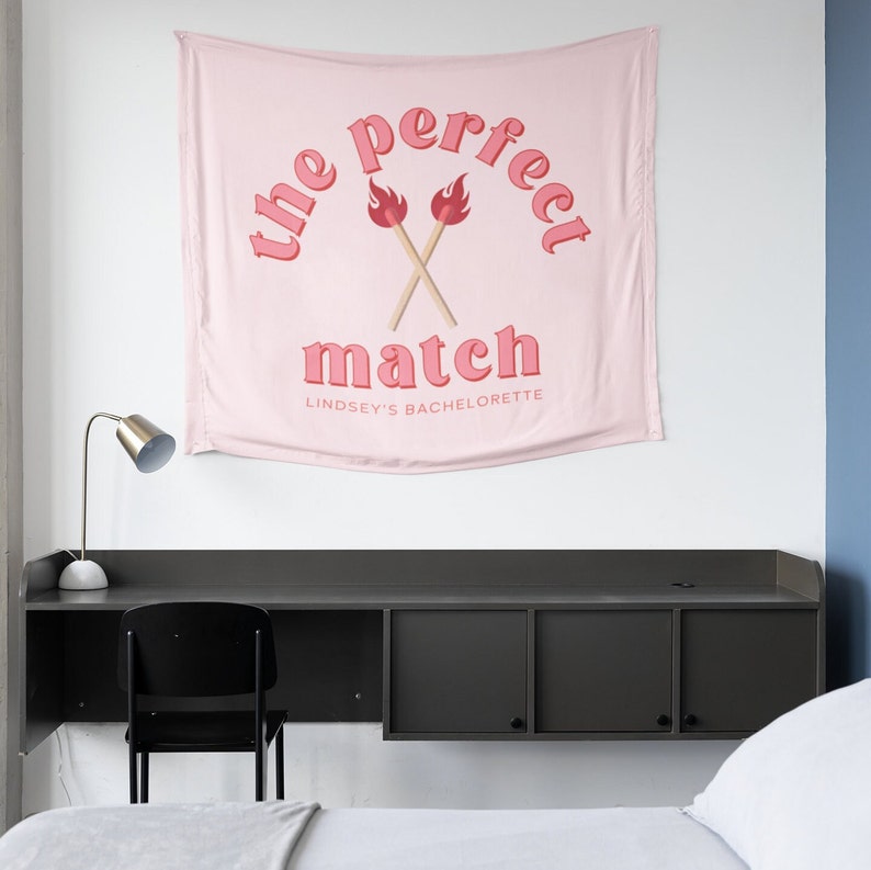 Perfect Match Bachelorette Party Banner Valentine's Day - Etsy