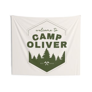 Camp Theme Party Banner | Camp Birthday Party Decorations | Camp ...