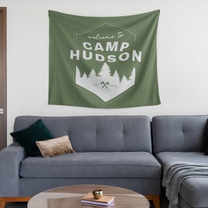 Camp Theme Party Banner | Camp Birthday Party Decorations | Camp ...