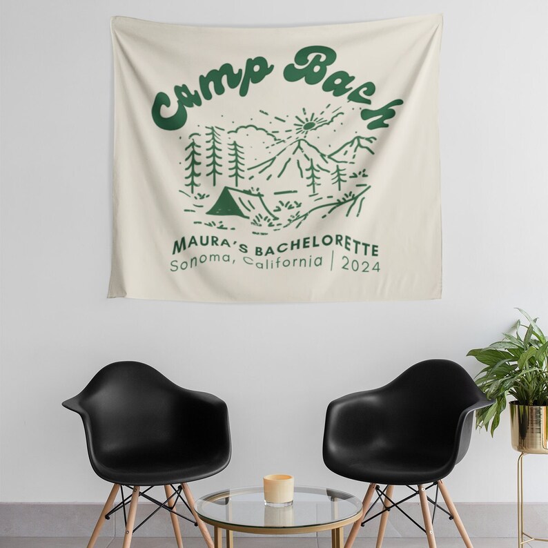 Camp Bachelorette Banner | Camp Bach Welcome Sign | Last Trail Before ...