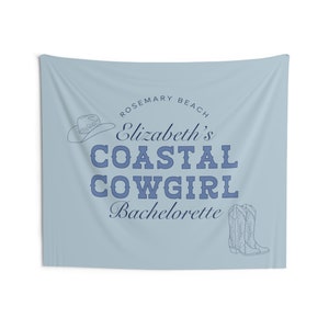Coastal Cowgirl Bachelorette Party Banner | Coastal Bachelorette ...