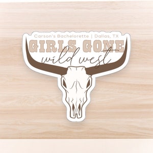 Girls Gone Wild West Bachelorette Party Stickers | Western Bachelorette ...