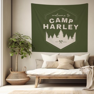 Camp Theme Party Banner | Camp Birthday Party Decorations | Camp ...