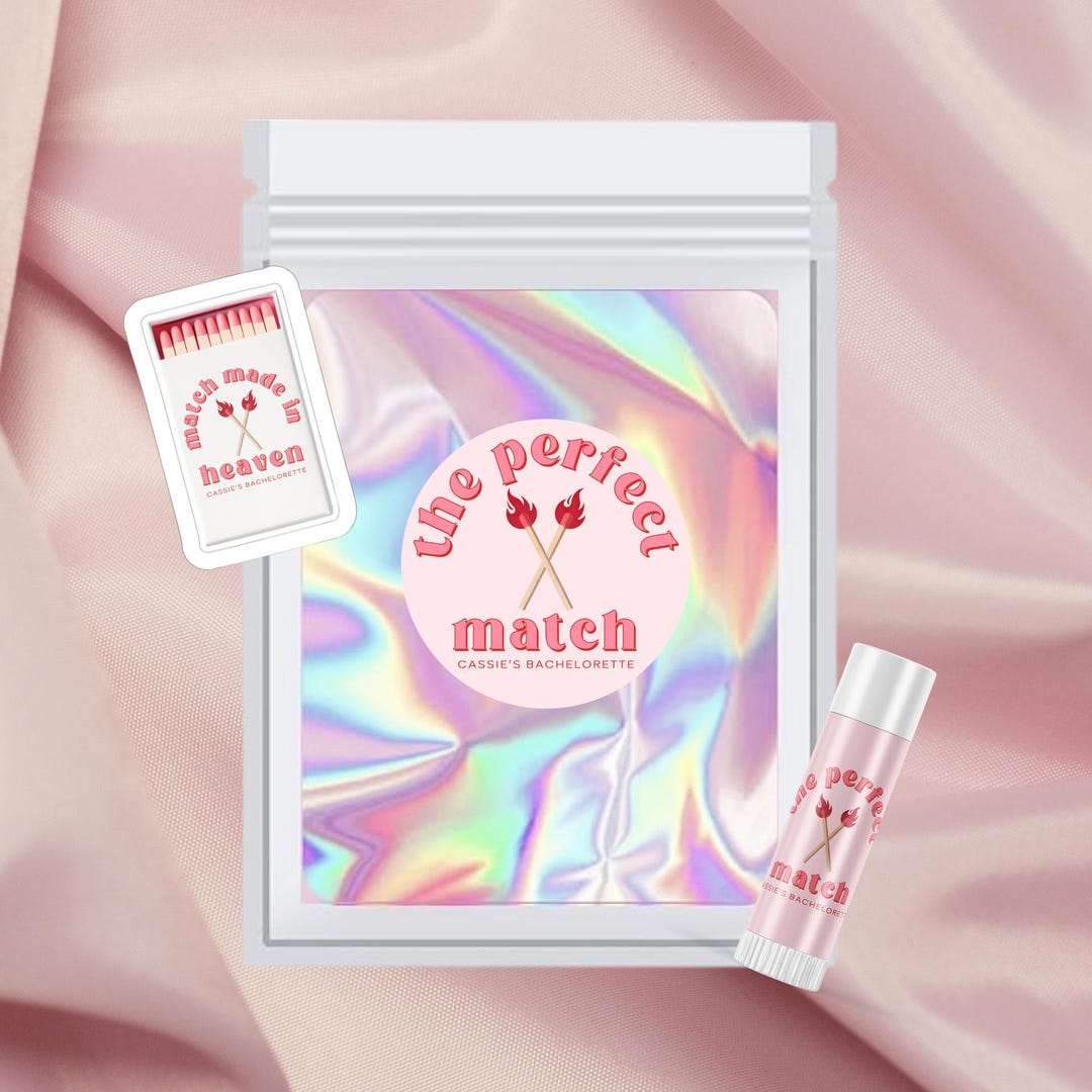 The Perfect Match Bachelorette Recovery Kit Bag | Match Made in Heaven ...