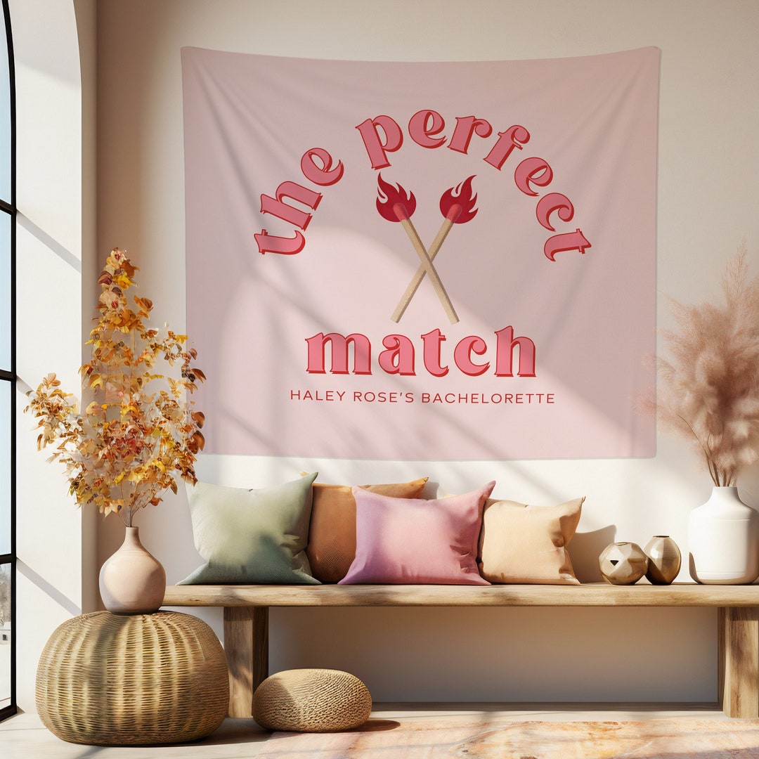 Perfect Match Bachelorette Party Banner | Perfect Match Bachelorette ...