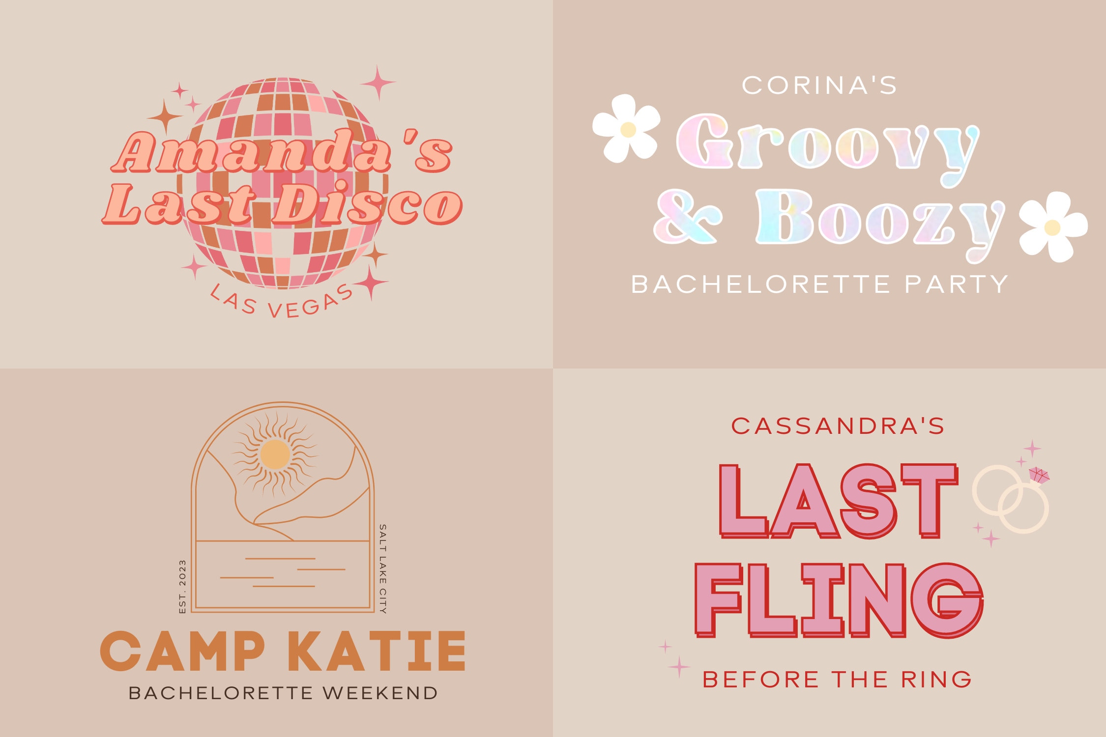 Custom Bachelorette Logo Bachelorette Weekend Logo - Etsy