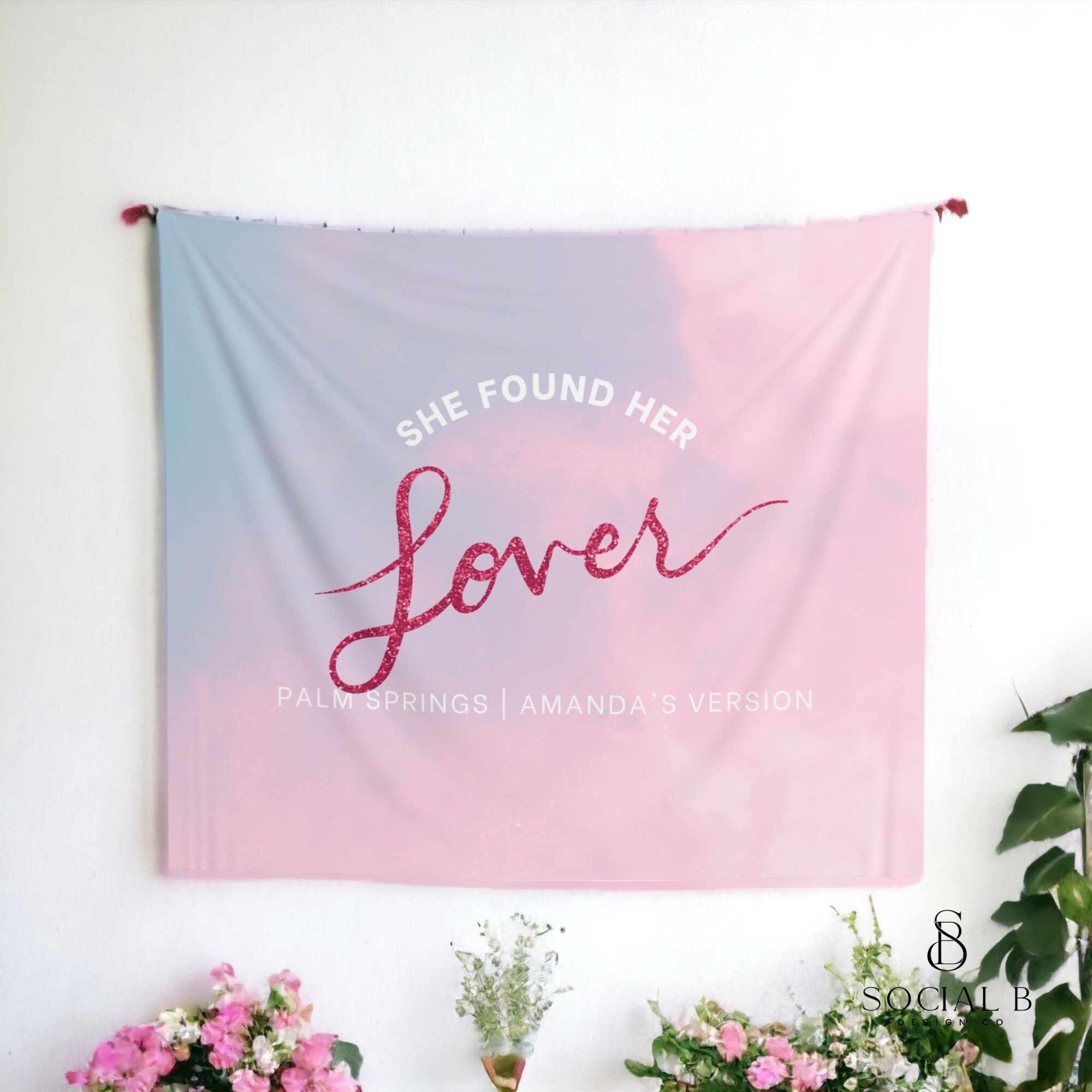 Lover Bachelorette Party Banner She Found Her Lover - Etsy