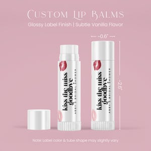 Kiss the Miss Goodbye Bachelorette Lip Balm | Cupid Bachelorette Favors ...