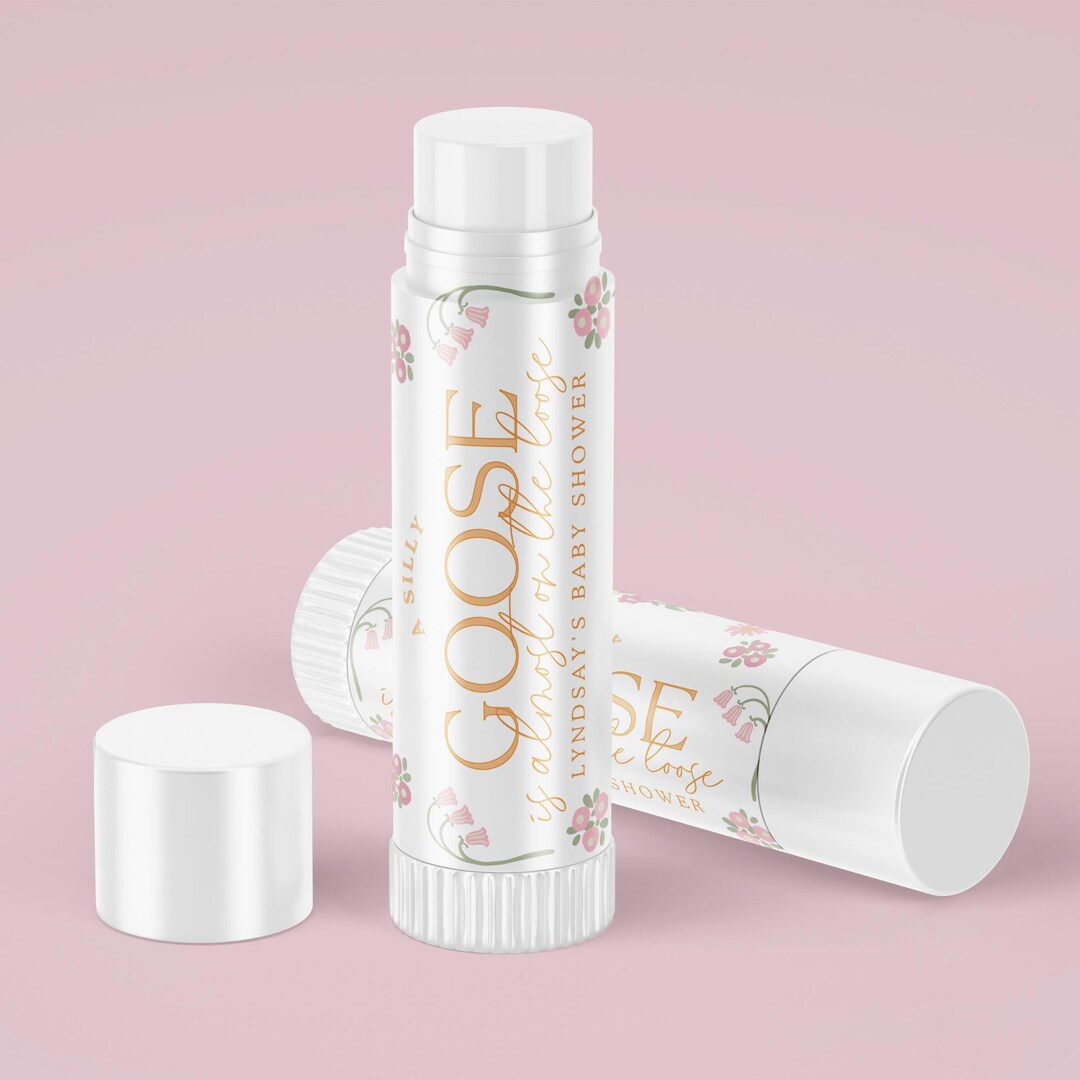 Silly Goose Baby Shower Lip Balm | Storybook Baby Shower Favors ...