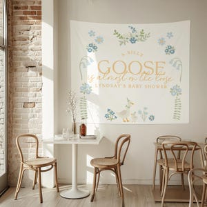 Silly Goose Baby Shower Banner | Goose Theme Baby Shower Decorations ...