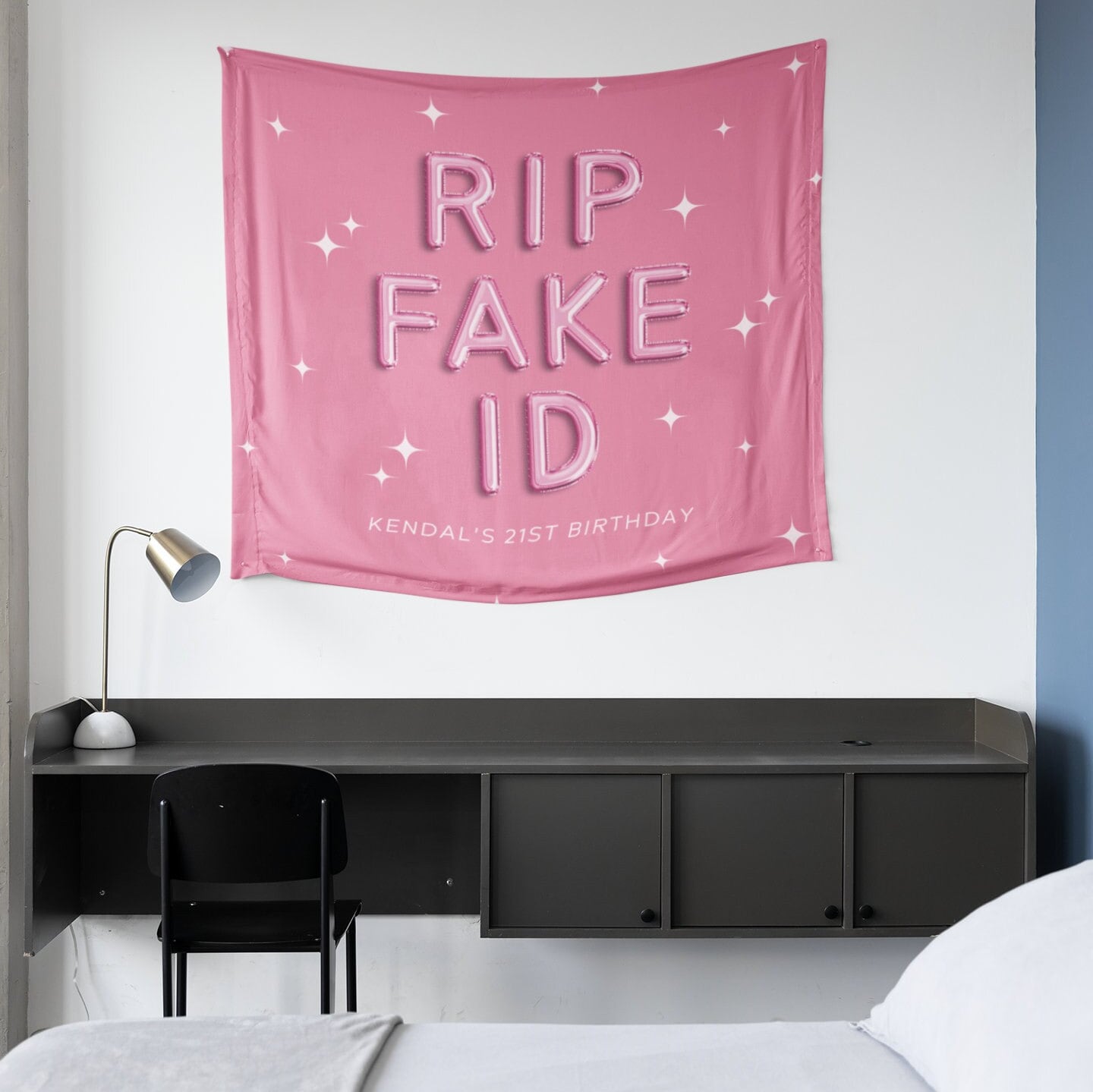 RIP Fake ID Banner 21st Birthday Banner 21st Birthday Party Decorations ...