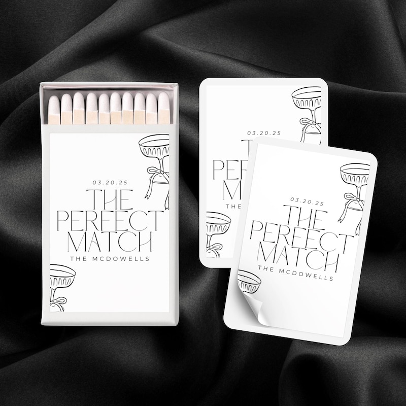 Matchbox Label - Etsy