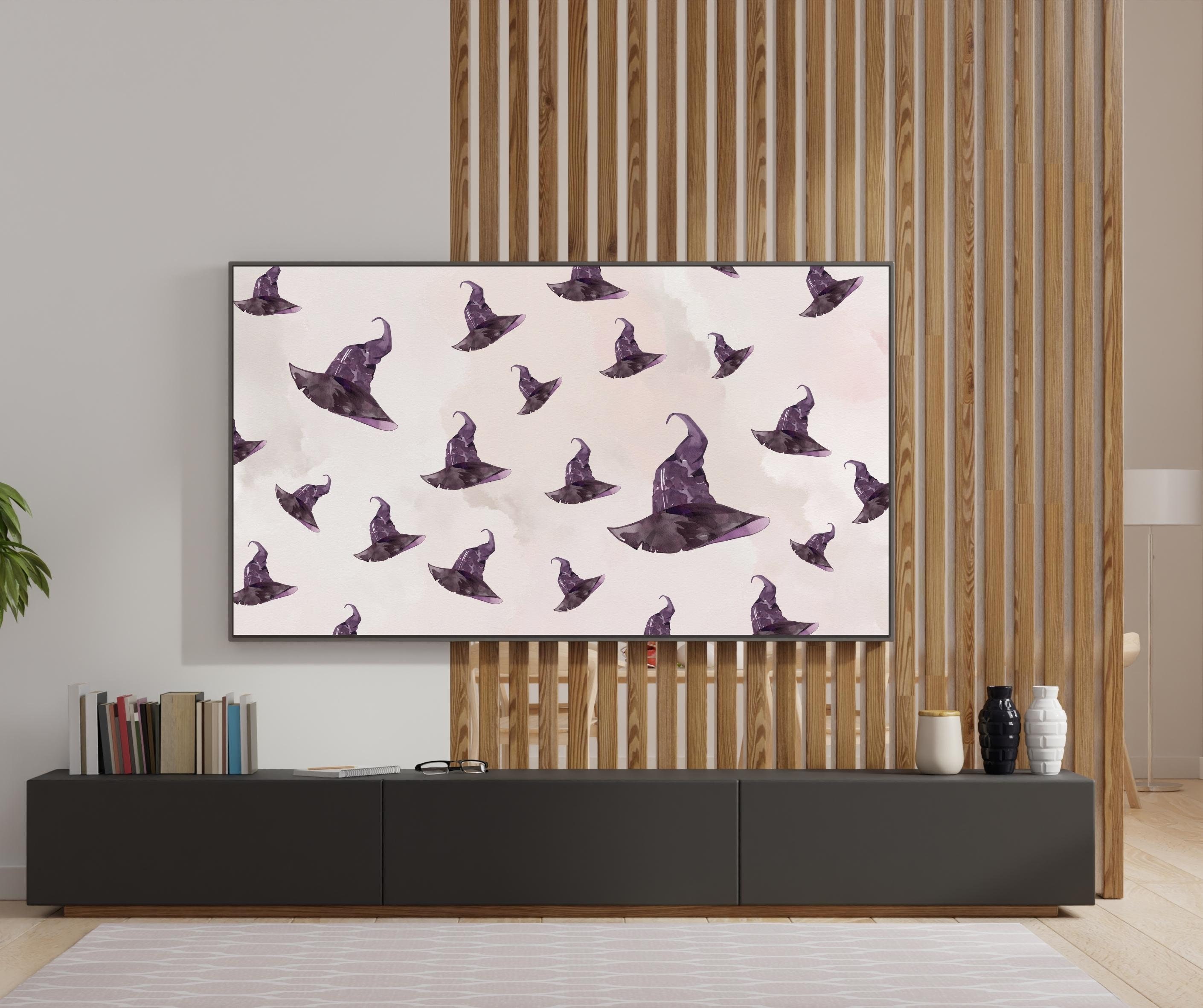 Frame TV Halloween Art, Witch Hat Art, Minimal Halloween Art ...