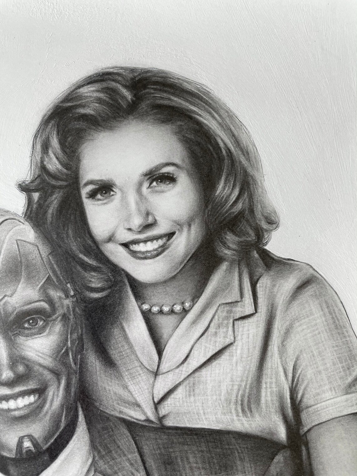 Wanda and Vision Drawing Print - Etsy