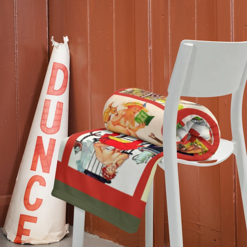 Hilda Pin up Girl,. Hilda Pinup Art, Hilda Super Soft Minky Throw ...