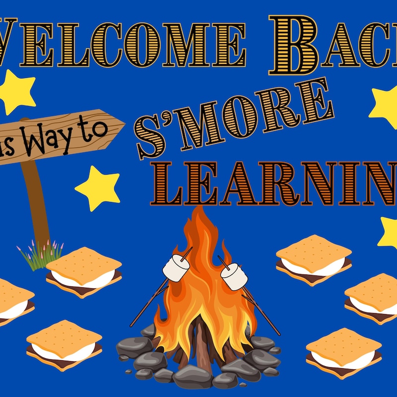 Smore Learning Bulletin Board - Etsy