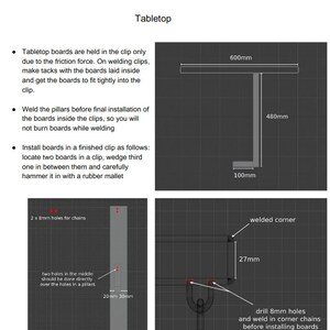 Tensegrity Table "stable" DIY Instructions PDF File - Etsy