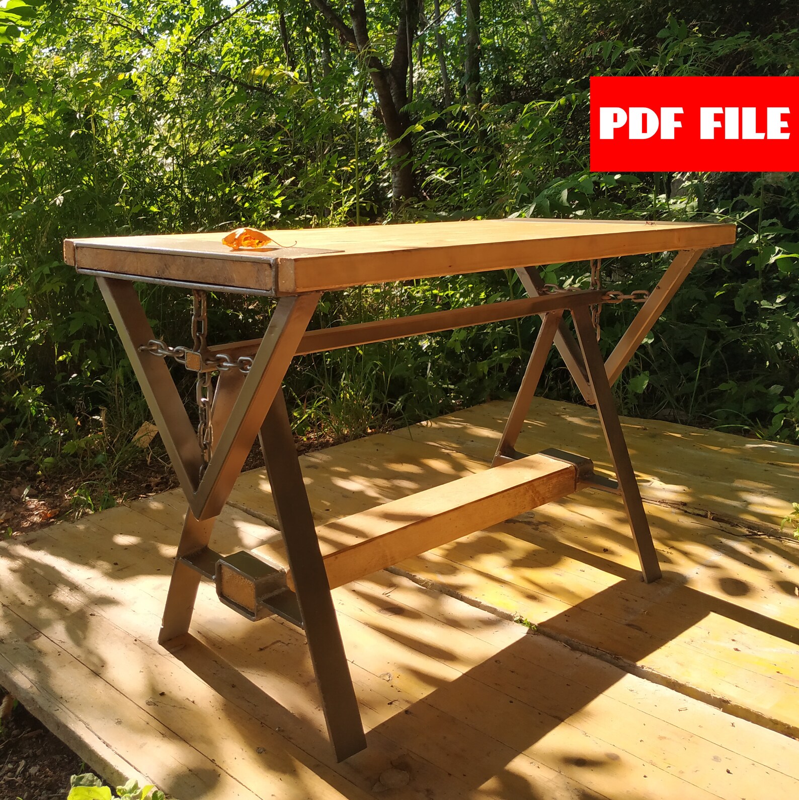 Tensegrity Table "vtable" DIY Instructions PDF File - Etsy