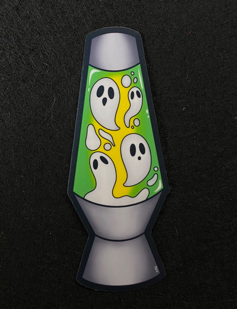 Lava Lamp Ghost Sticker - Etsy