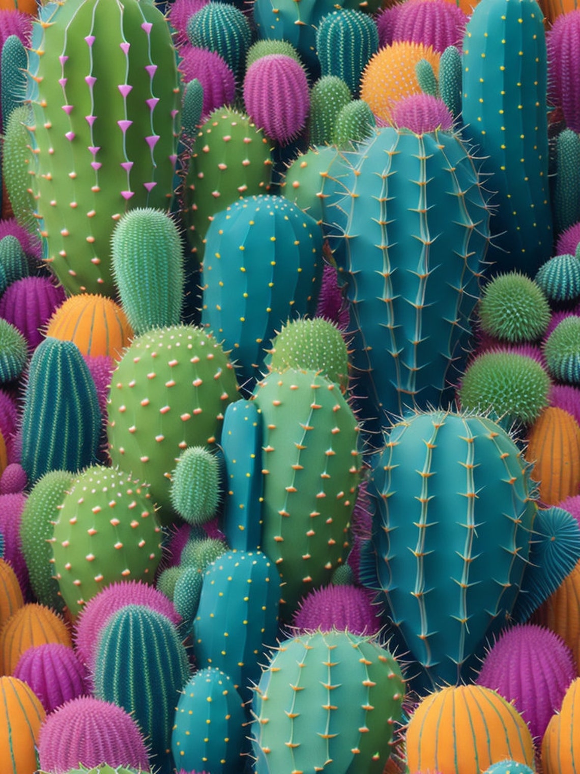 Digital Ai Cactus Art Succulent - Etsy