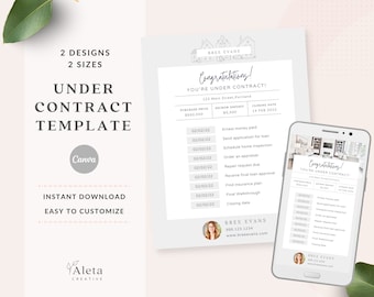 Under Contract Flyer - Etsy